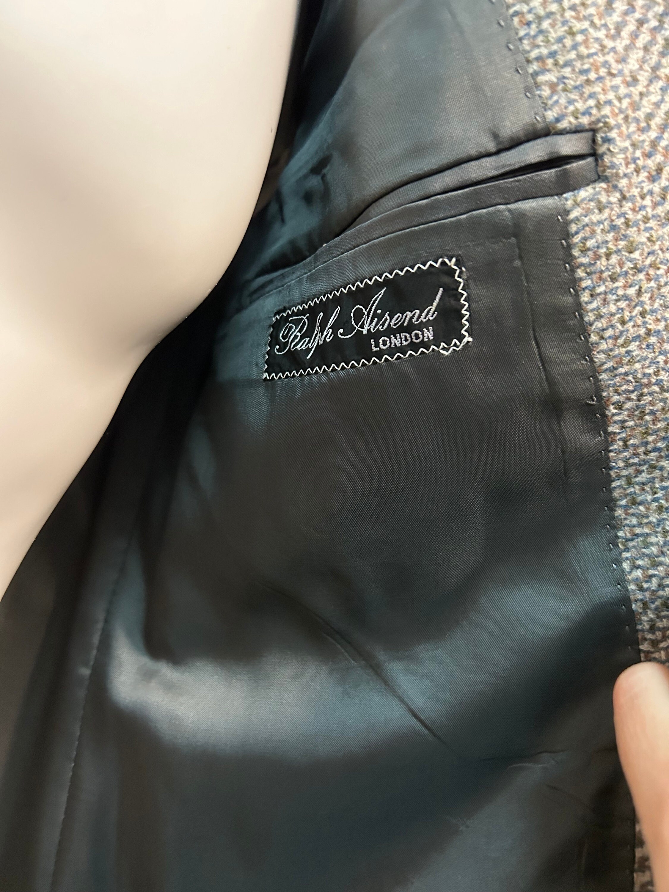 Vintage Early 70s Deadstock Men Suit Gray Tweed/made in Italy by Mabro ...