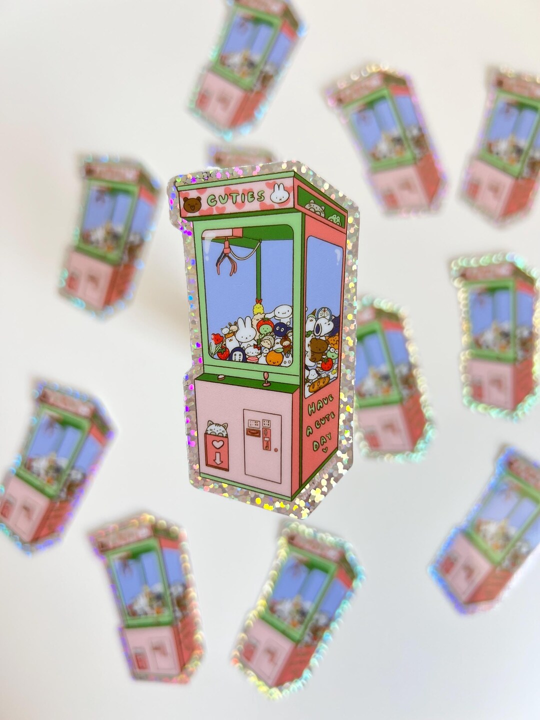 Vinyl Waterproof Sticker | Claw Machine Collectibles Plushie Miffy ...