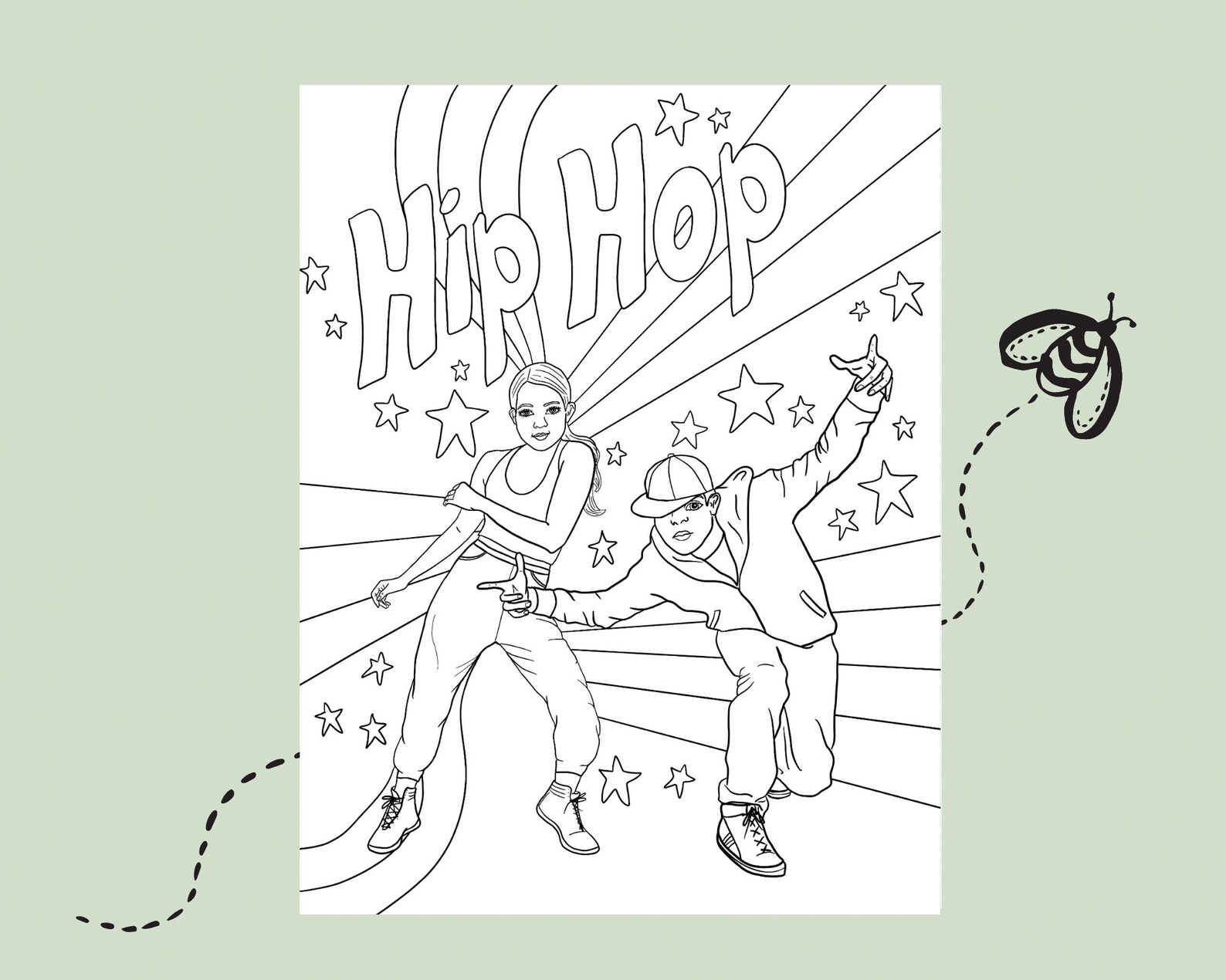 Styles of Dance Coloring Pages - Etsy