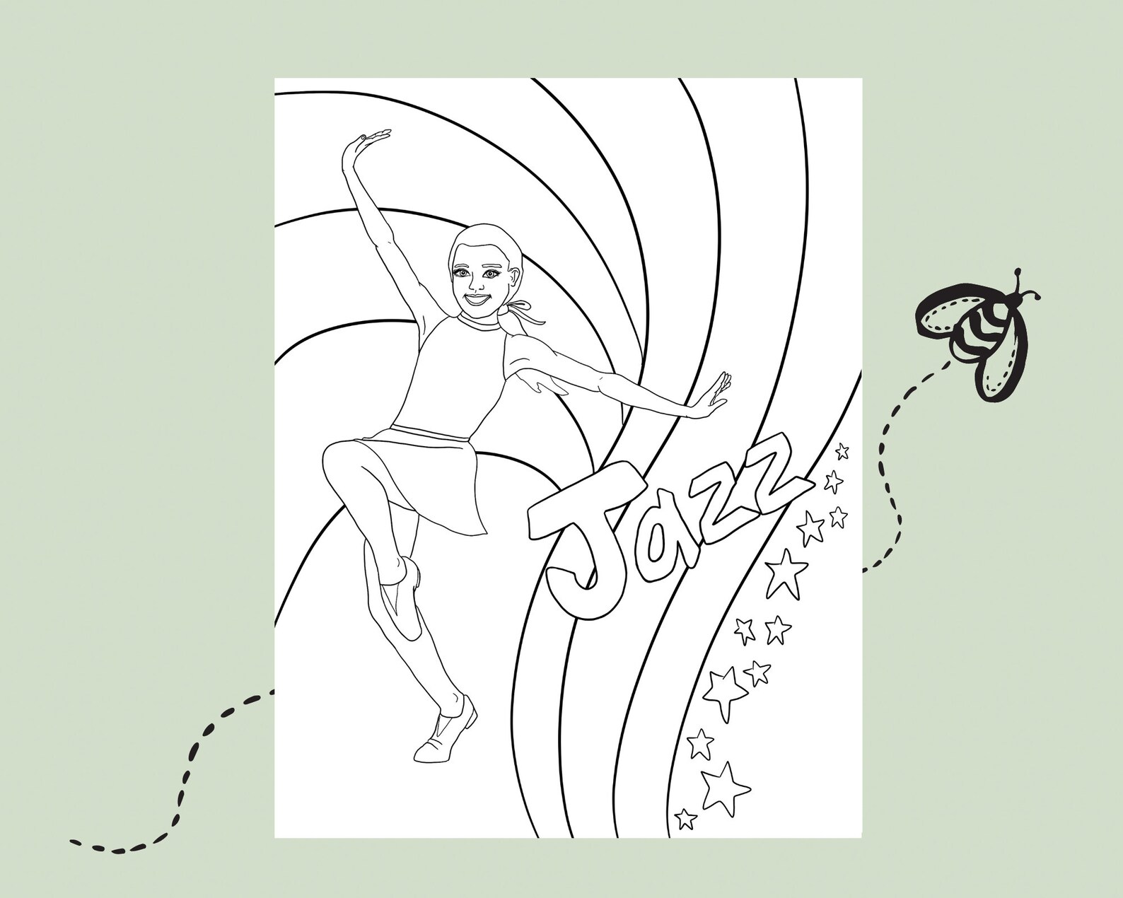 Styles of Dance Coloring Pages - Etsy