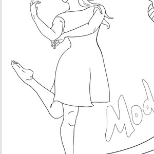 Styles of Dance Coloring Pages - Etsy