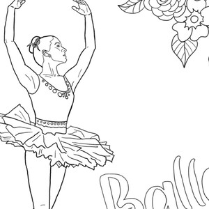 Styles of Dance Coloring Pages - Etsy