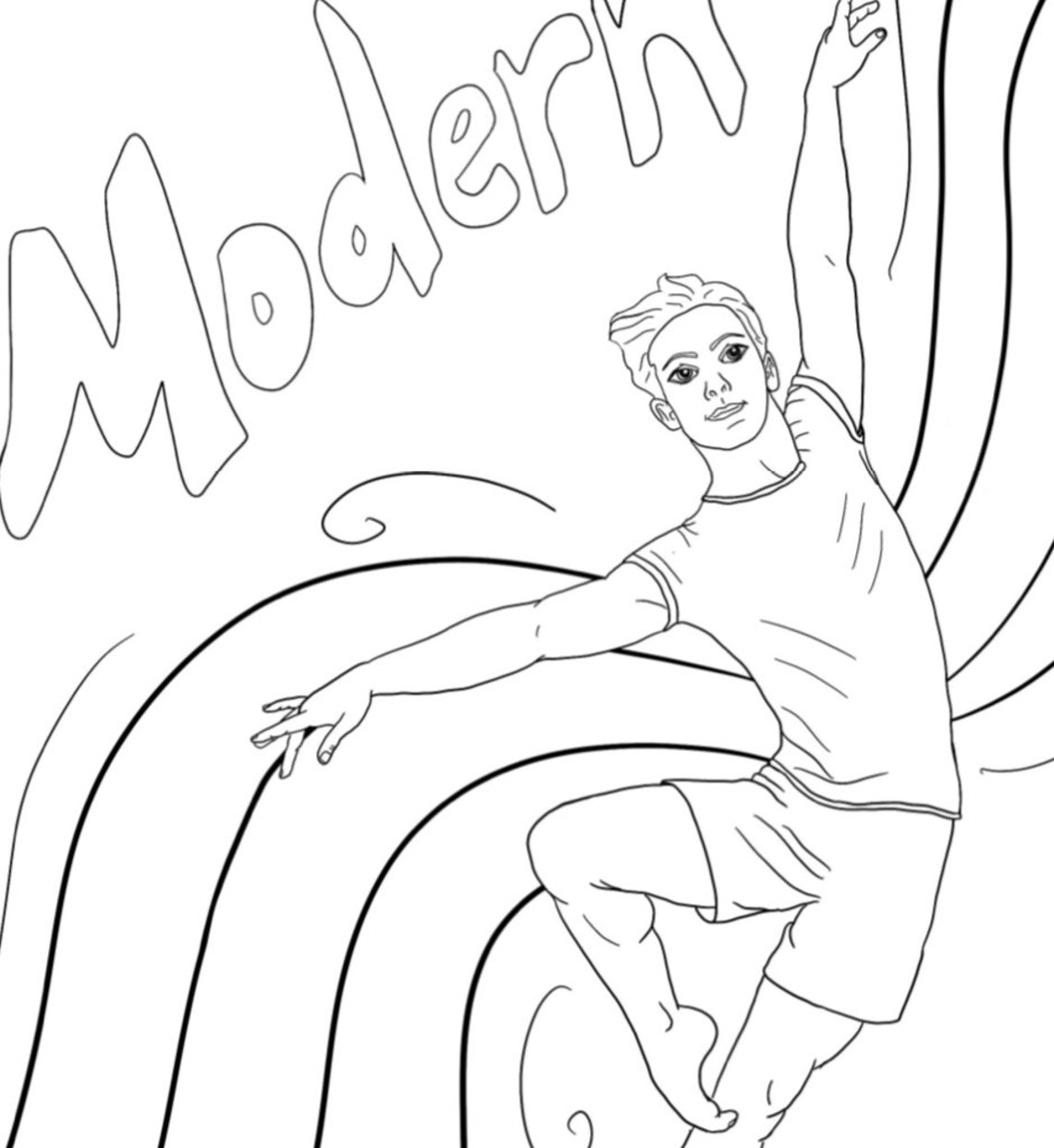 Styles of Dance Coloring Pages - Etsy