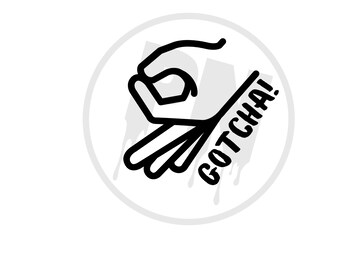 Made You Look Hand Svg - Etsy Finland