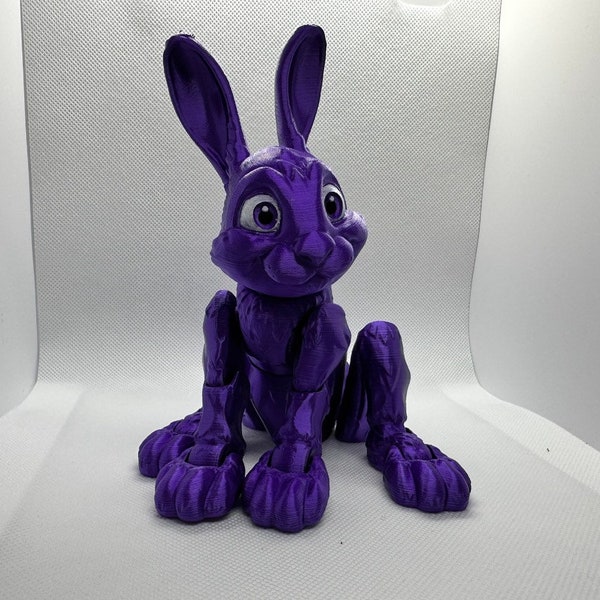 3d Printed Articulated Rabbit - Etsy