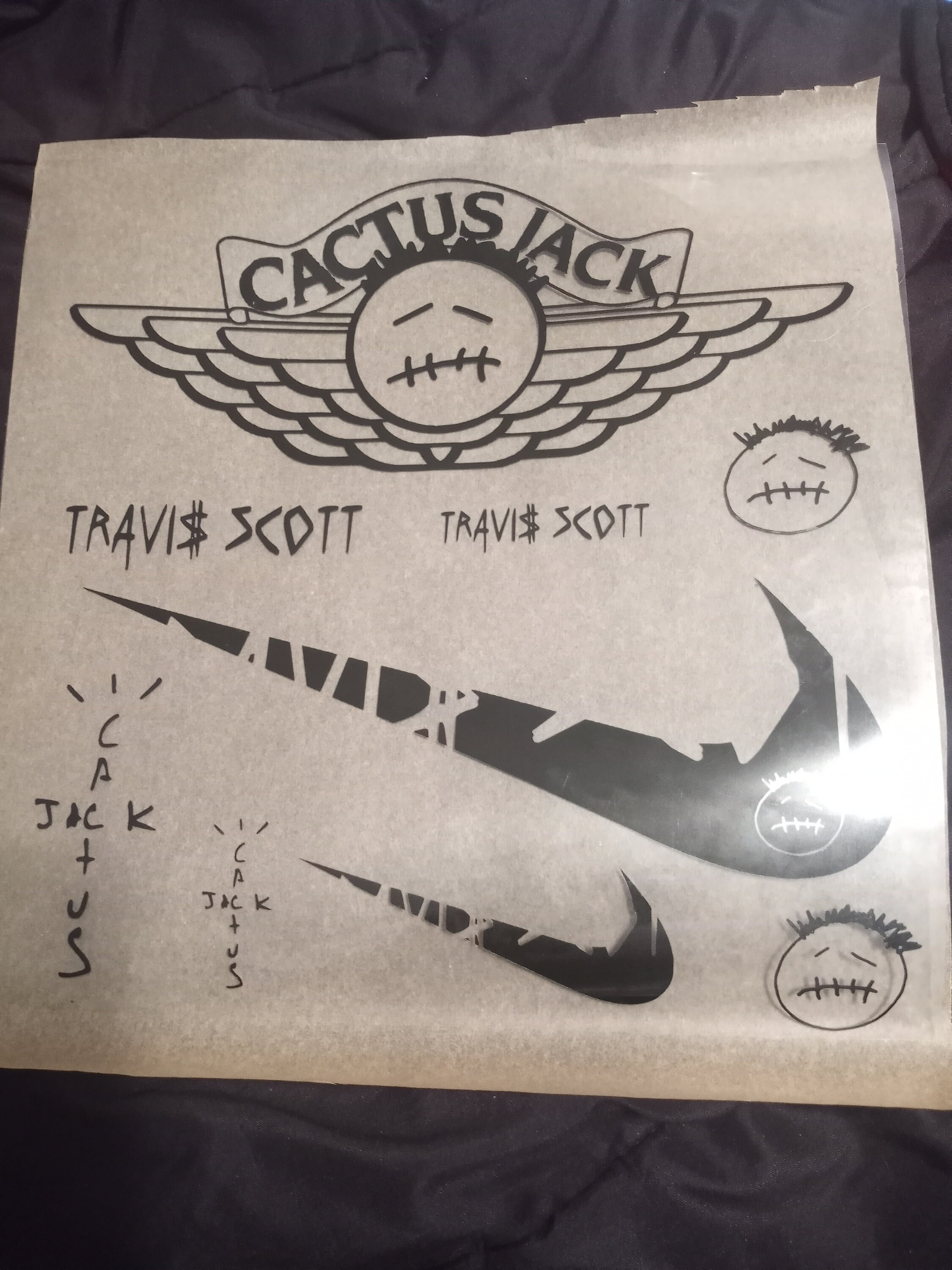 Custom Cactus Jack Heat Transfer Vinyl Iron On - Etsy