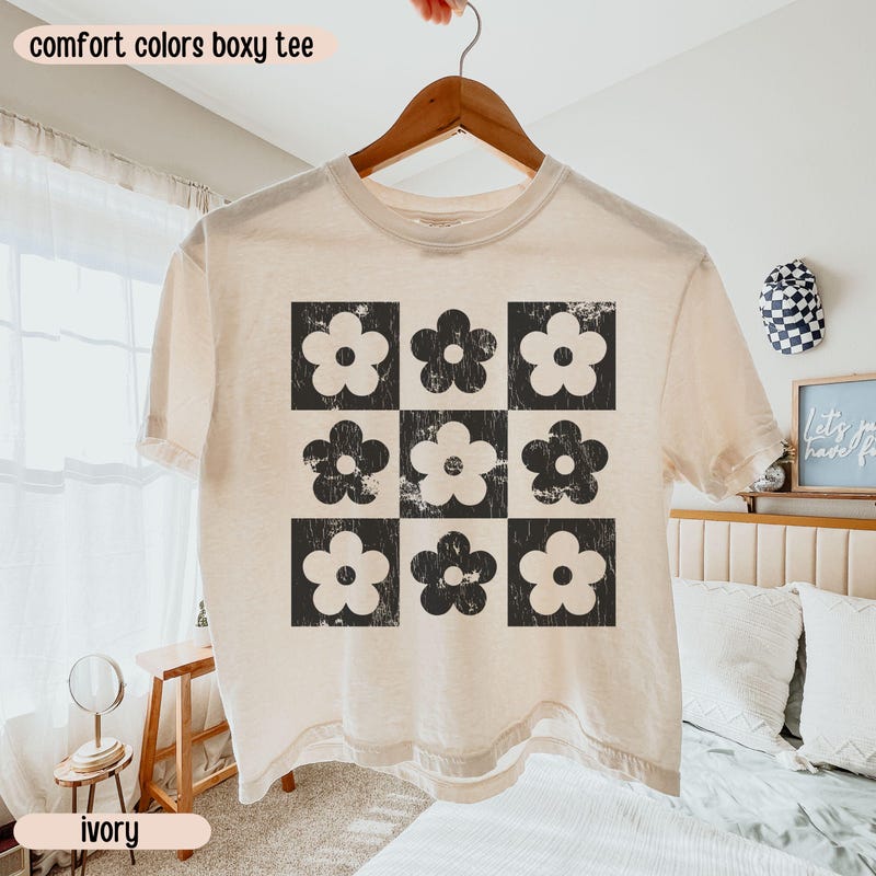 Boxy Mock Neck Tee Shirt - Etsy