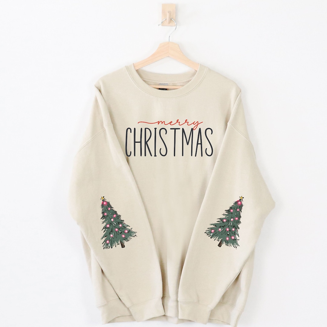 Christmas Sweatshirt, Womens Christmas Sweater, Christmas Crewneck ...