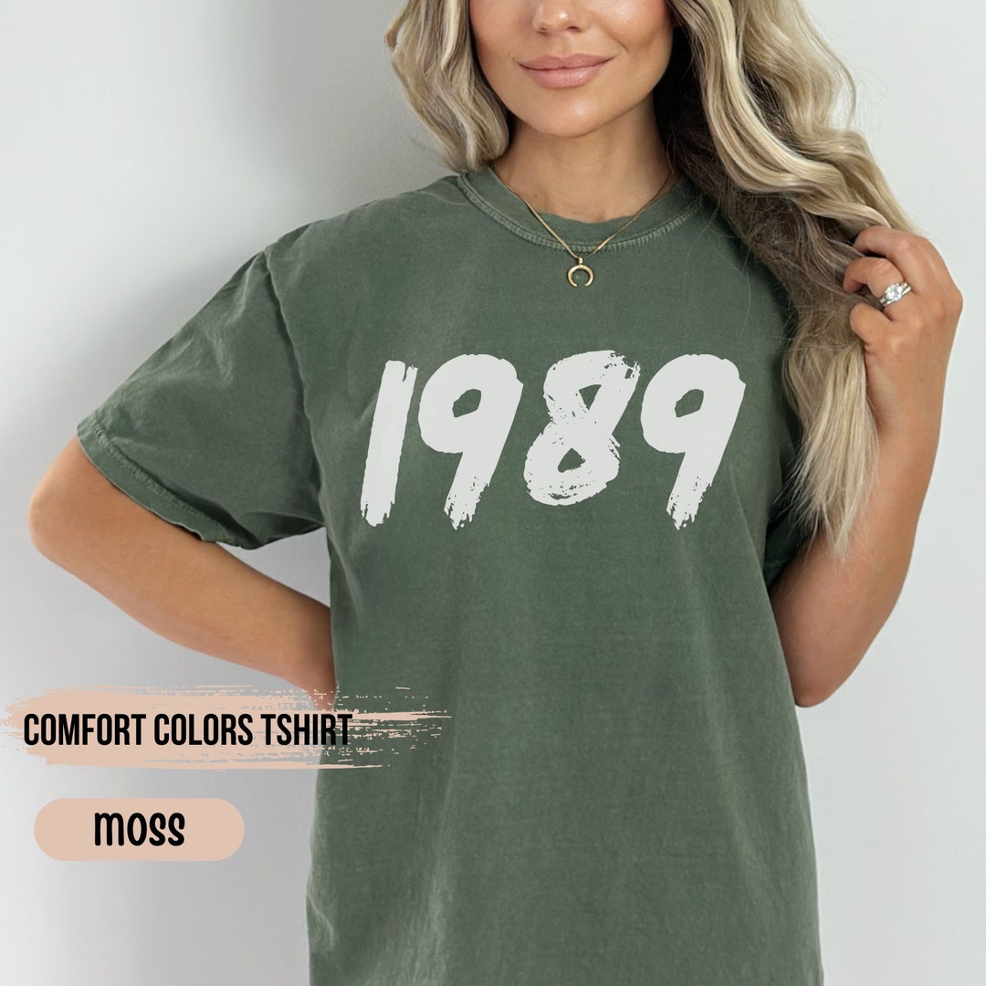 Comfort Colors® 1989 Birthday Shirt, 1989 Shirt, 1989 Tshirt, 1989 ...