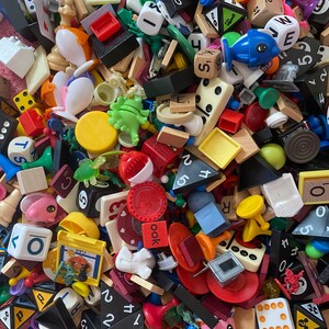 1 Lb Vintage and New Game Pieces of Classic Games - Etsy