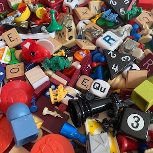 1 Lb Vintage and New Game Pieces of Classic Games - Etsy