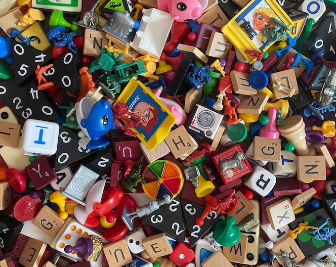 1 Lb Vintage and New Game Pieces of Classic Games - Etsy