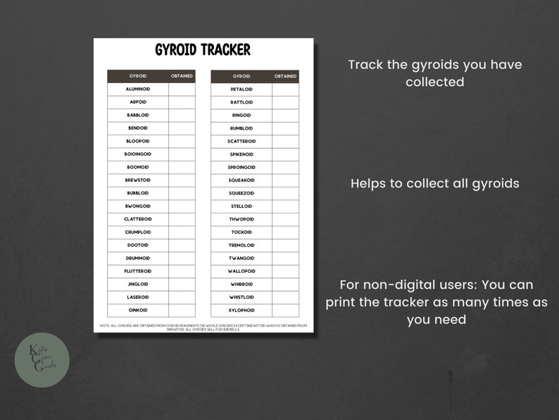 ACNH Gyroid Checklist | 2.0 Update | Gyroid Planner | Gyroid List ...
