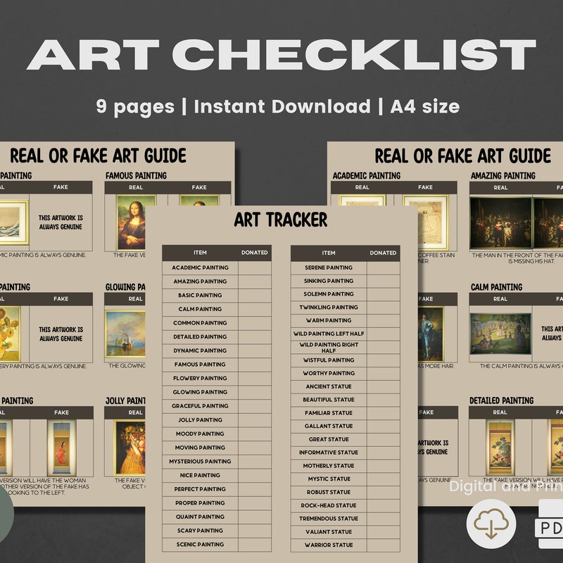 Acnh Printable List - Etsy
