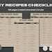 ACNH DIY Checklist | 2.0 Update | All Diy Recipes List | Cooking DIY ...