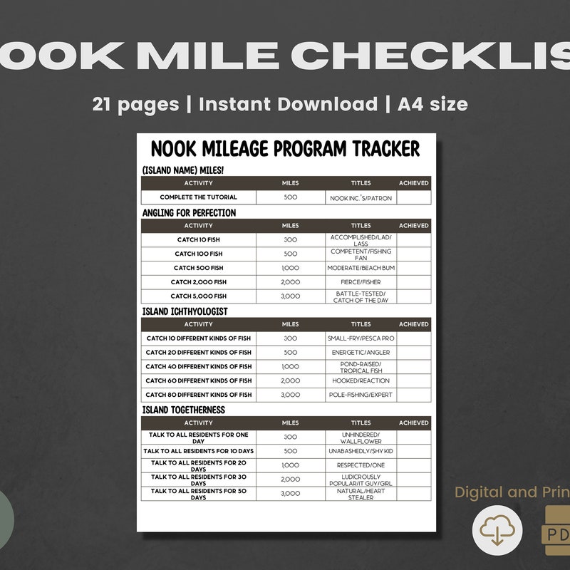 Acnh Printable List - Etsy