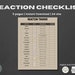 ACNH Reaction Checklist | 2.0 Update | Reaction List | Reaction Guide ...