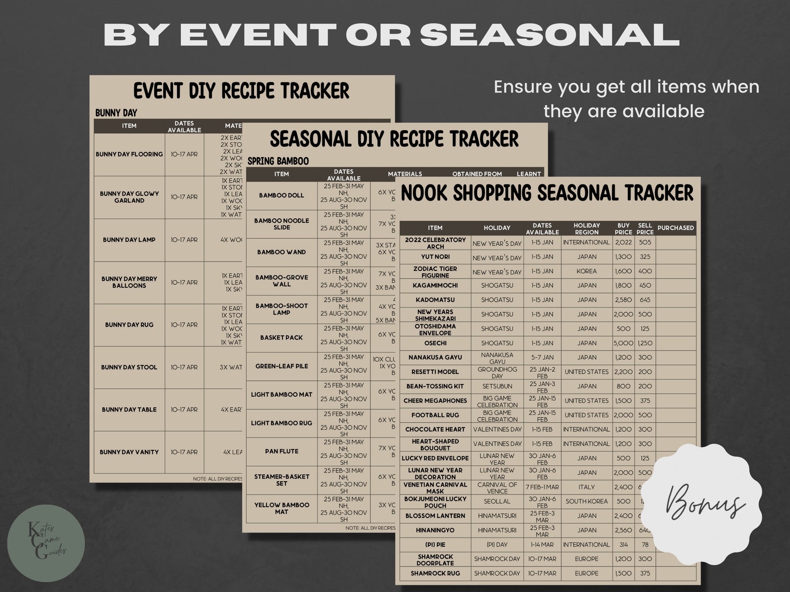 ACNH Collector's Guide | ACNH Checklist | ACNH Catalog | Bug Planner ...