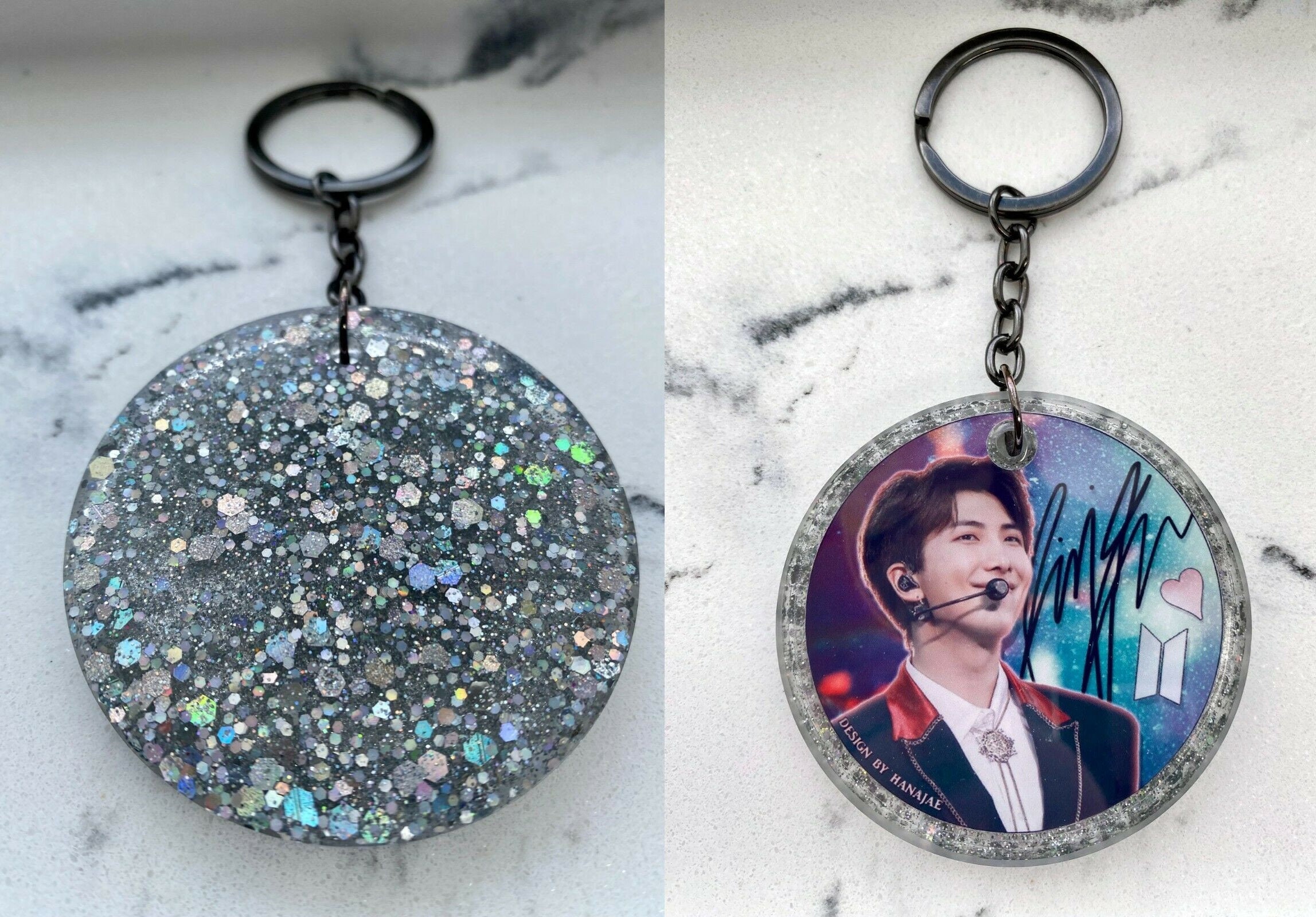 BTS Keychains: Signature Series (RM Jin Suga J-hope Jimin V Jungkook ...