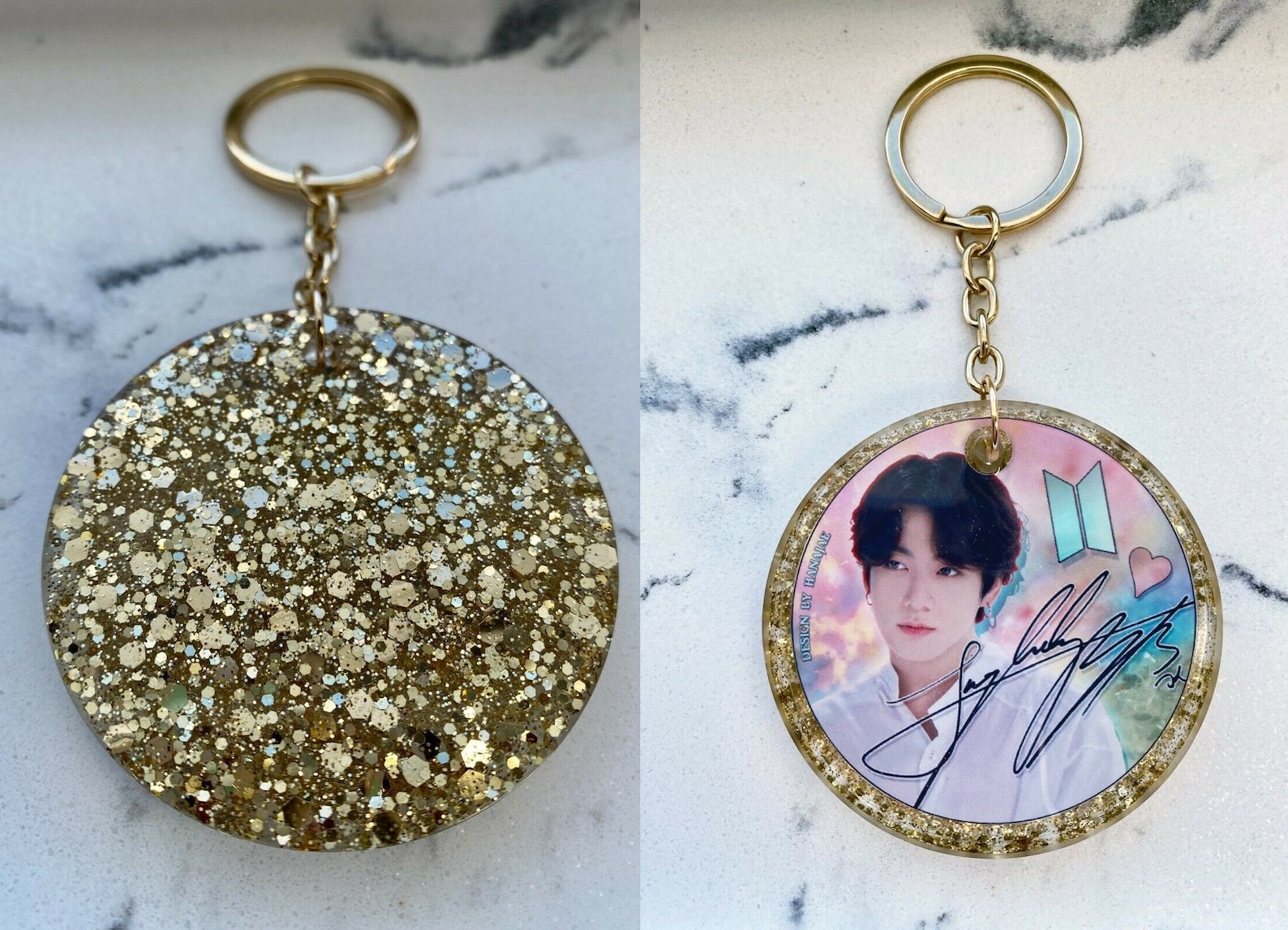 BTS Keychains: Signature Series RM Jin Suga J-hope Jimin V - Etsy