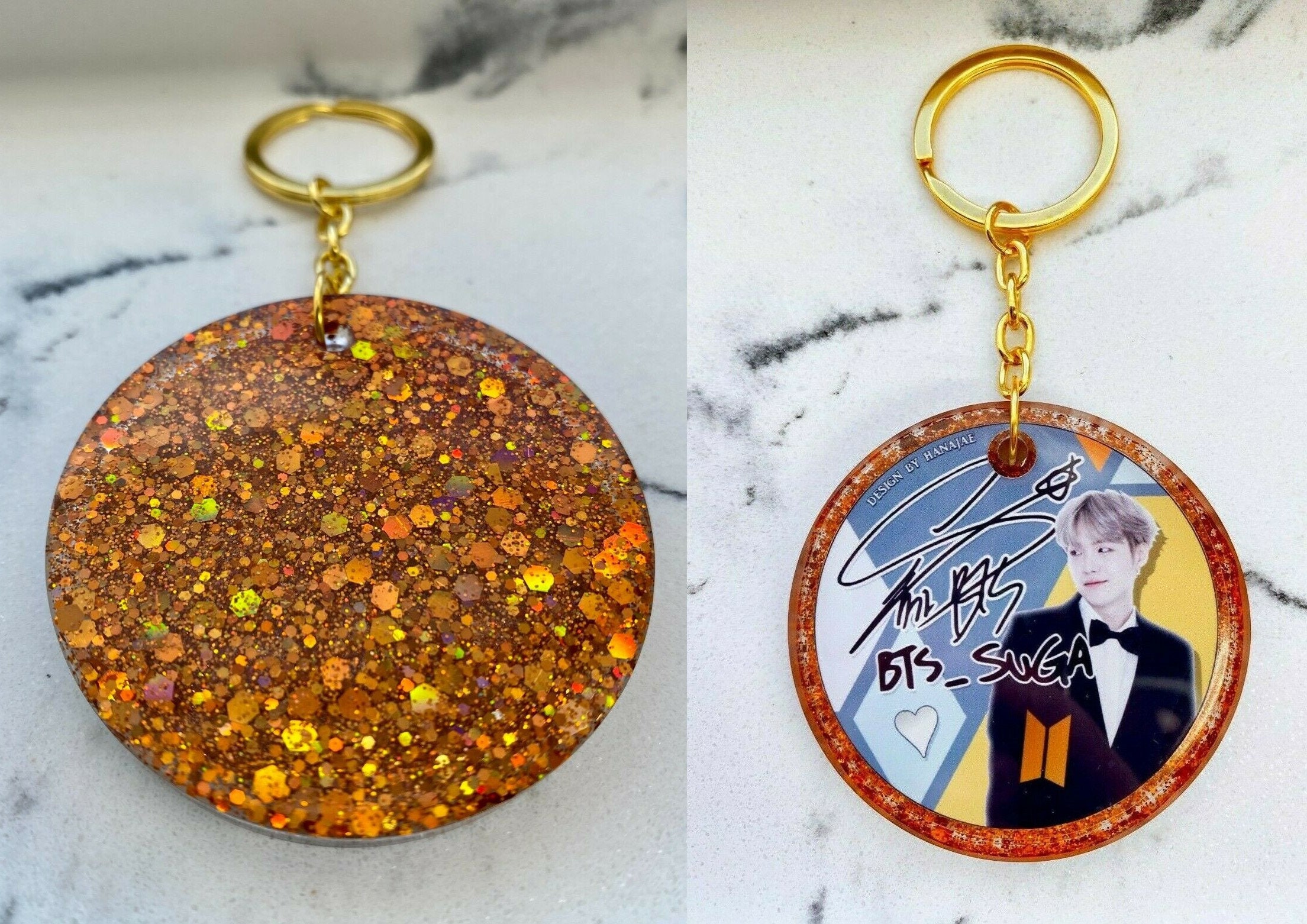 BTS Keychains: Signature Series (RM Jin Suga J-hope Jimin V Jungkook ...