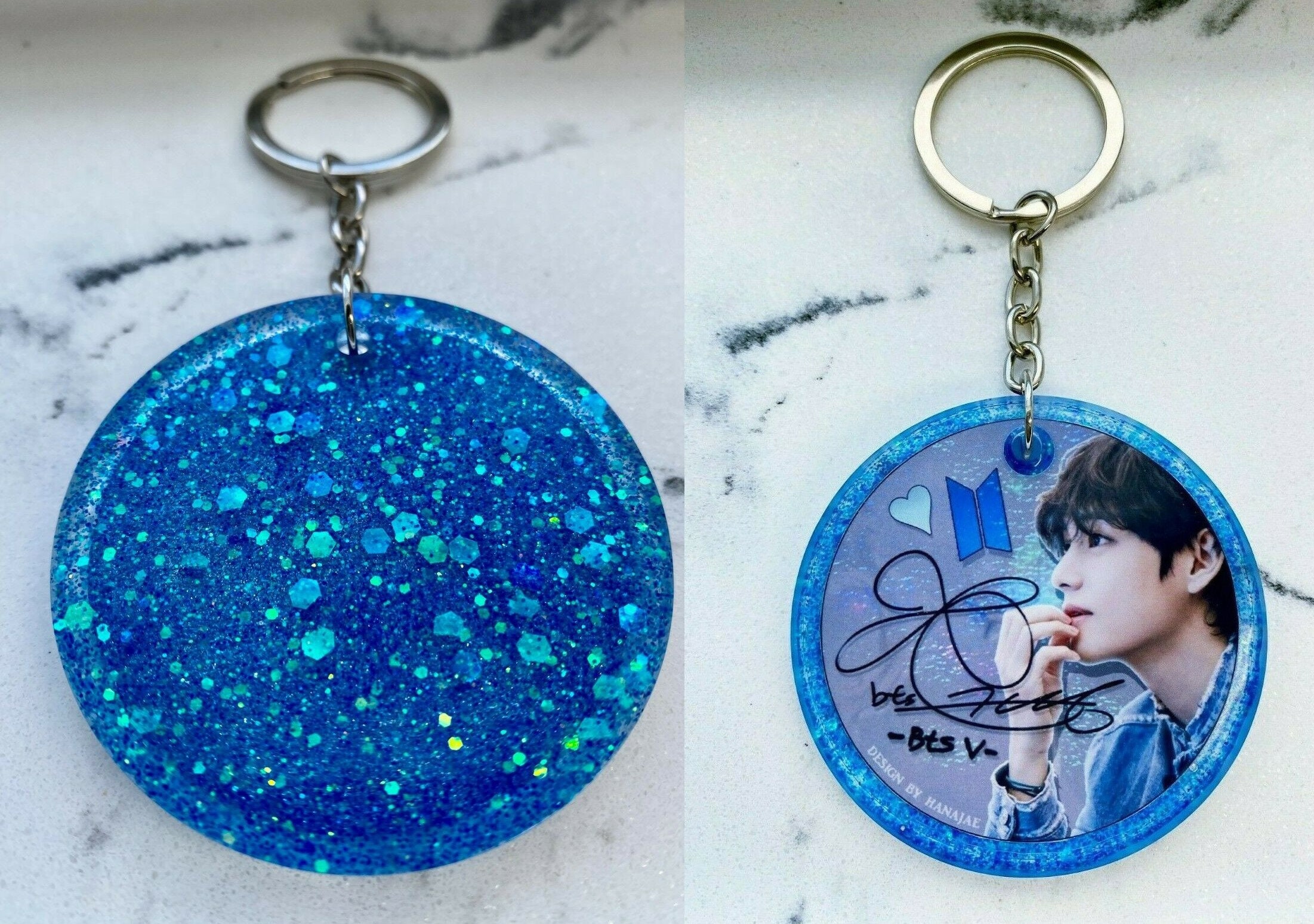 BTS Keychains: Signature Series (RM Jin Suga J-hope Jimin V Jungkook ...