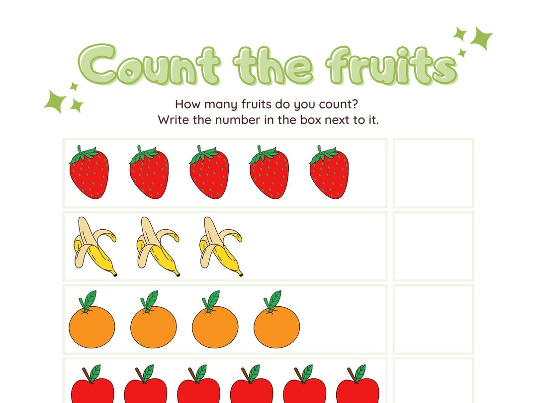 Worksheets for Toddler - Etsy