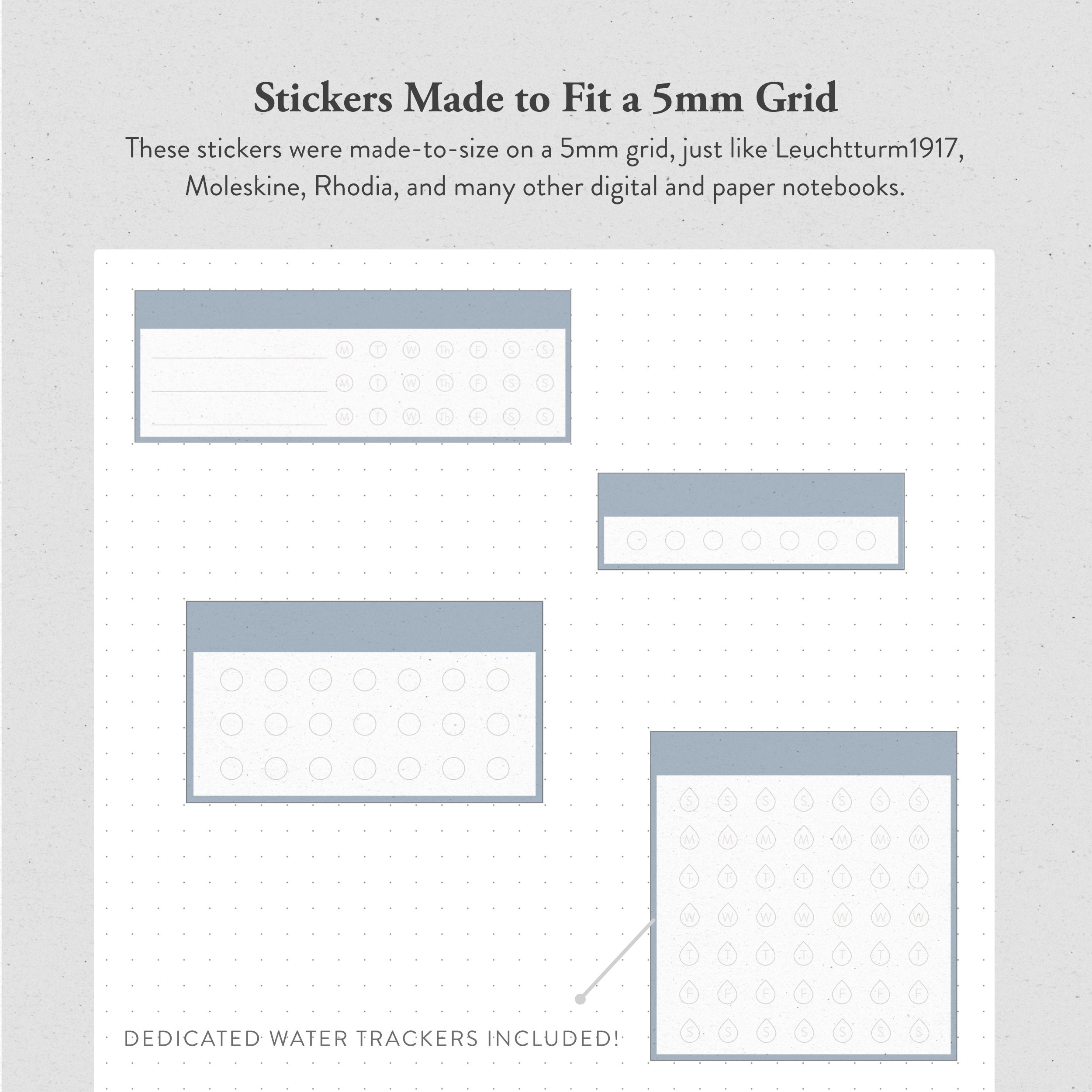 Habit Tracking Stickers Digital Planner Sticker Book for Goodnotes ...