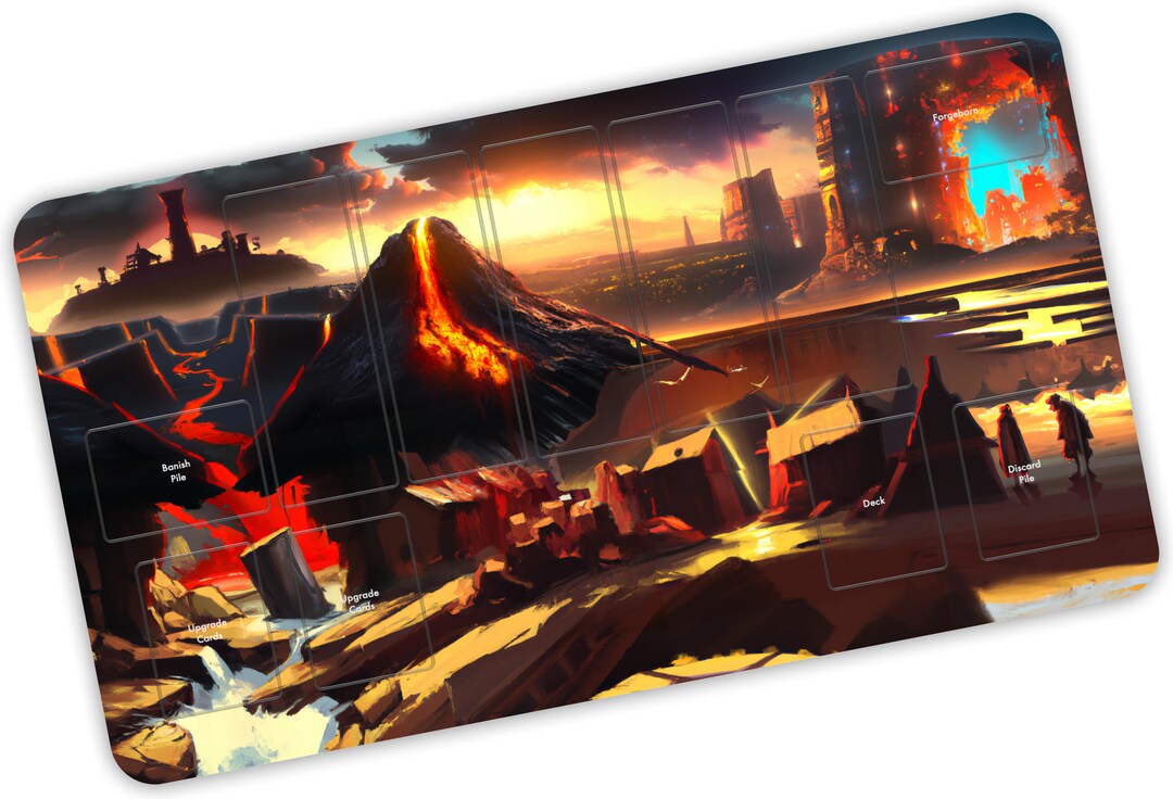 Digital Download Solforge Fusion Red Hot Mountain Playmat - Etsy