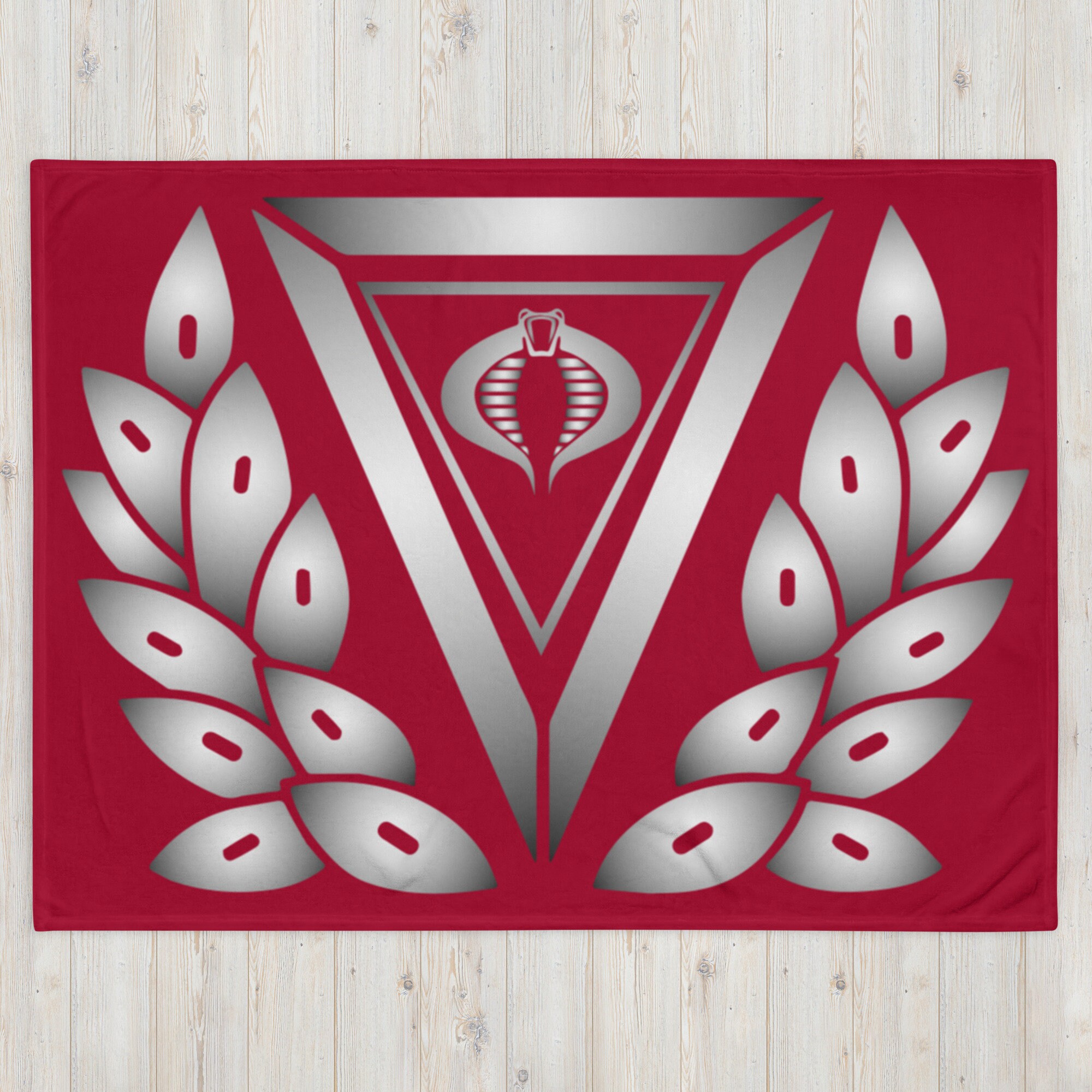 Cobra Crimson Guard Throw Blanket: GI Joe Crest Logo - Etsy