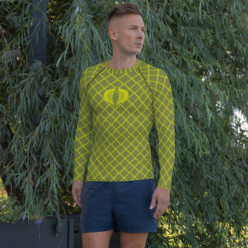 Cobra Python Patrol Men's Rash Guard Green/yellow - Etsy