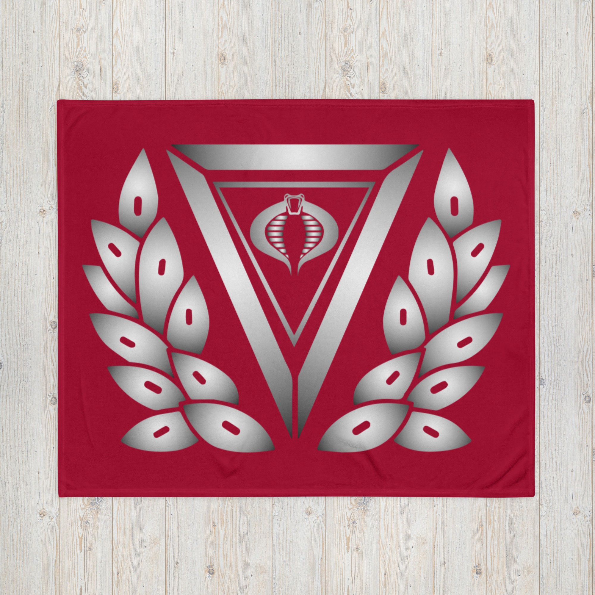 Cobra Crimson Guard Throw Blanket: GI Joe Crest Logo - Etsy