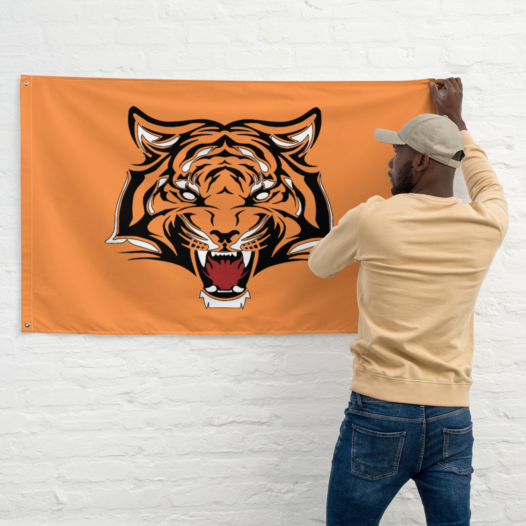 Tiger Force One-sided Flag - Etsy
