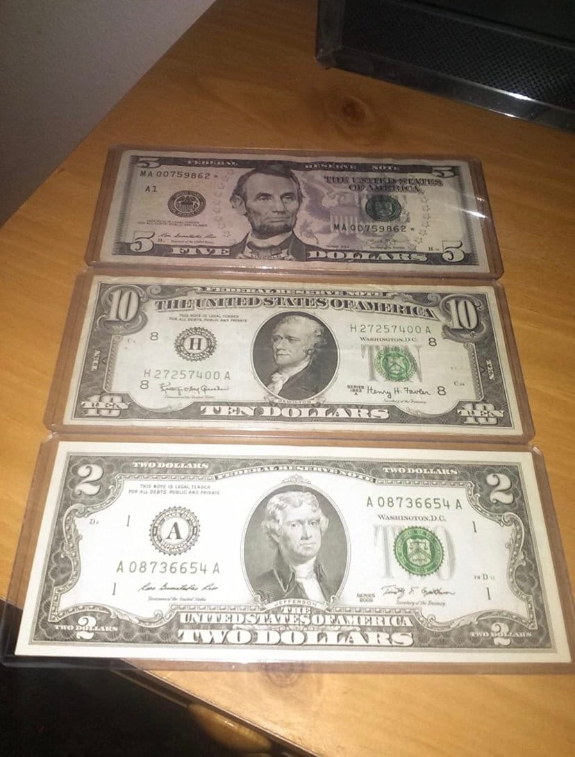 Money Placeholder, Clear Currency Holder, Money Sleeve, Money Top ...