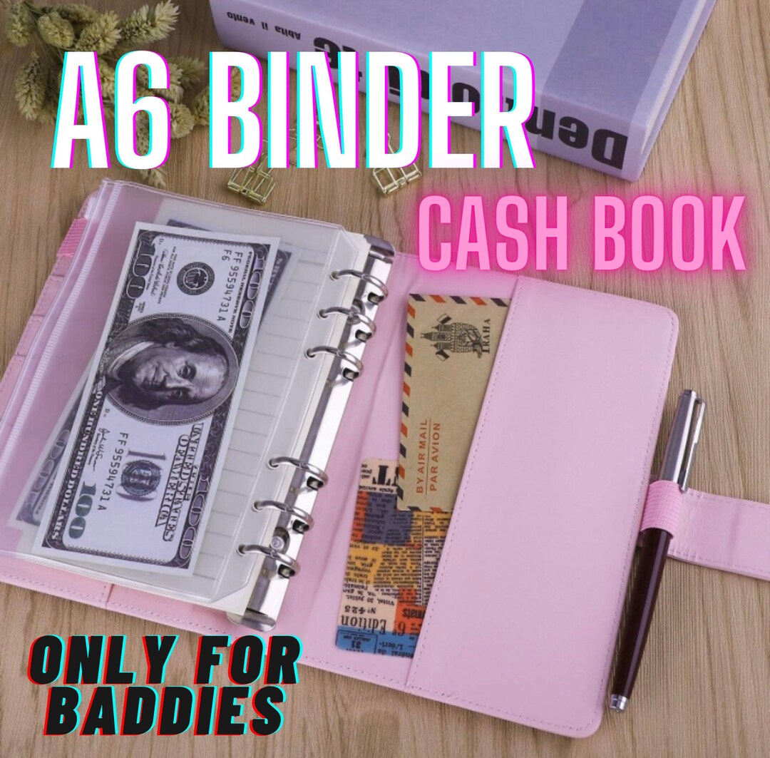 A6 Binder, Cash Book, Cash Stuffing, A6 Cash Binder, A6 Cash Book, Cash ...