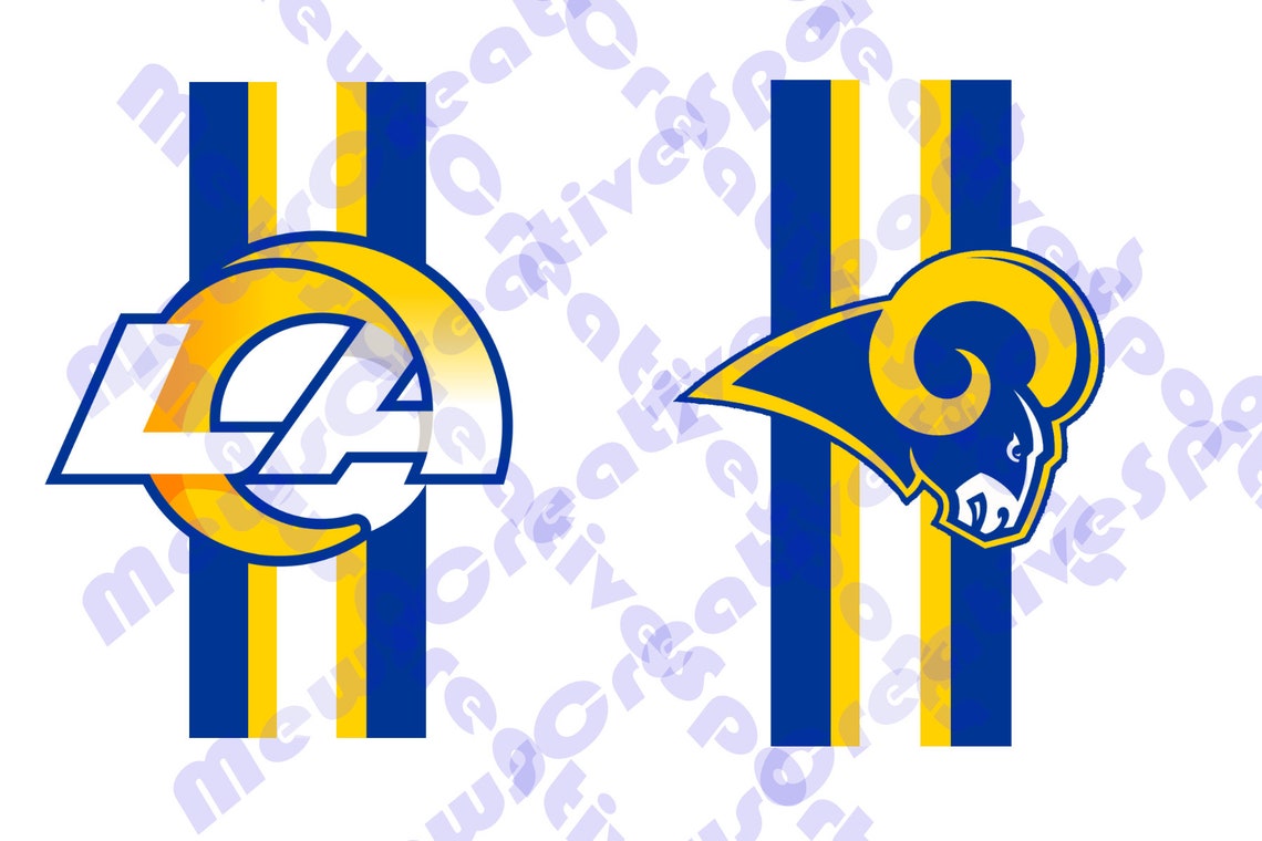 SVG PNG Rams Clip Art Los Angeles LA Super Bowl Cricut | Etsy