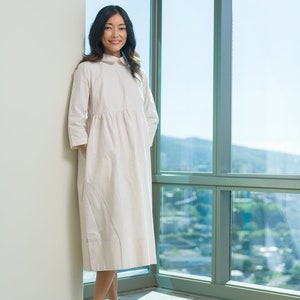 Christie Dress Cotton Canvas - Etsy