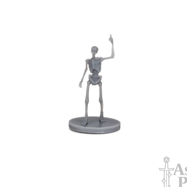 Skeleton With Sword Miniature - Etsy