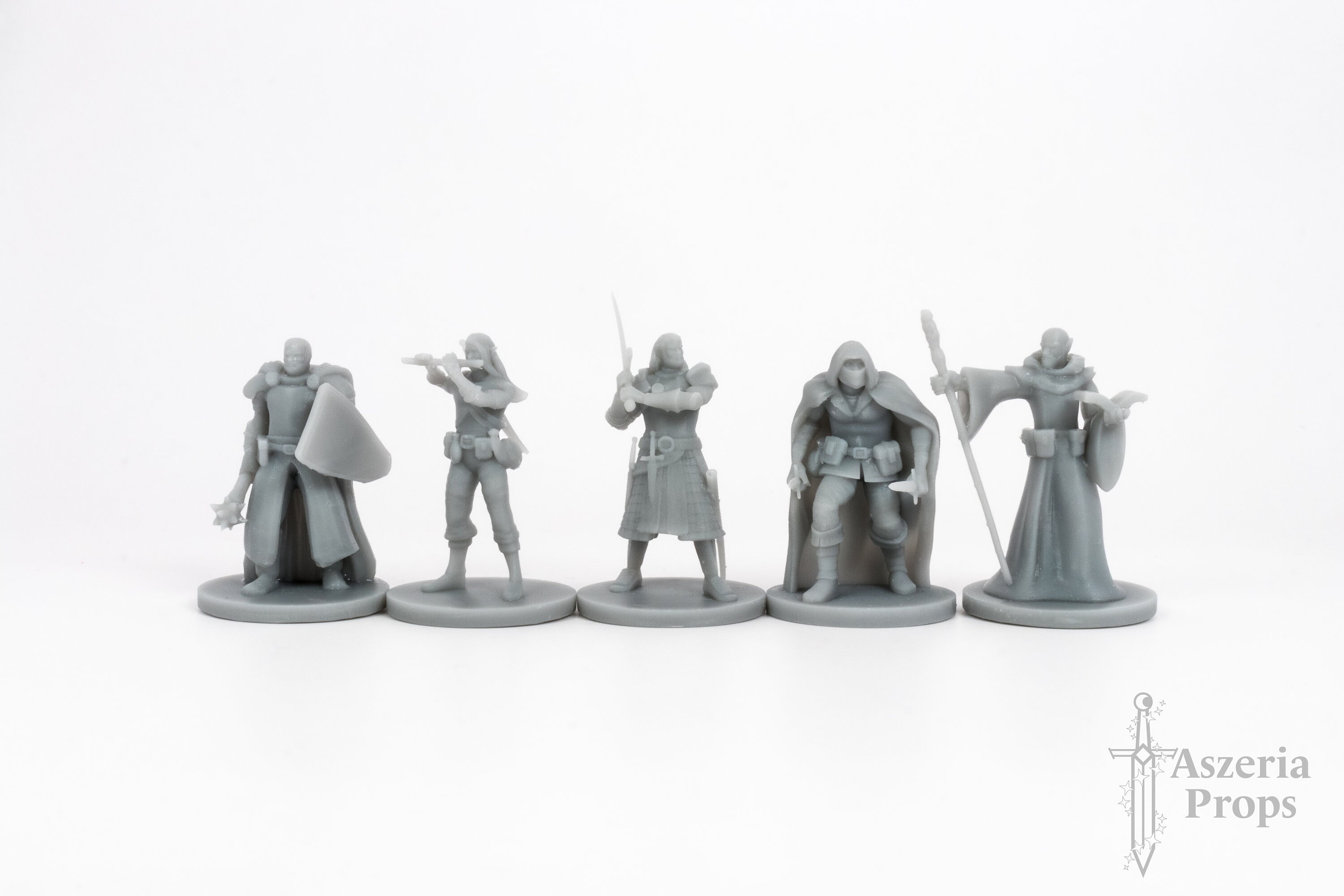 Player Adventurer Dnd Miniatures set of 10 Dnd Mini Bulk Lot - Etsy
