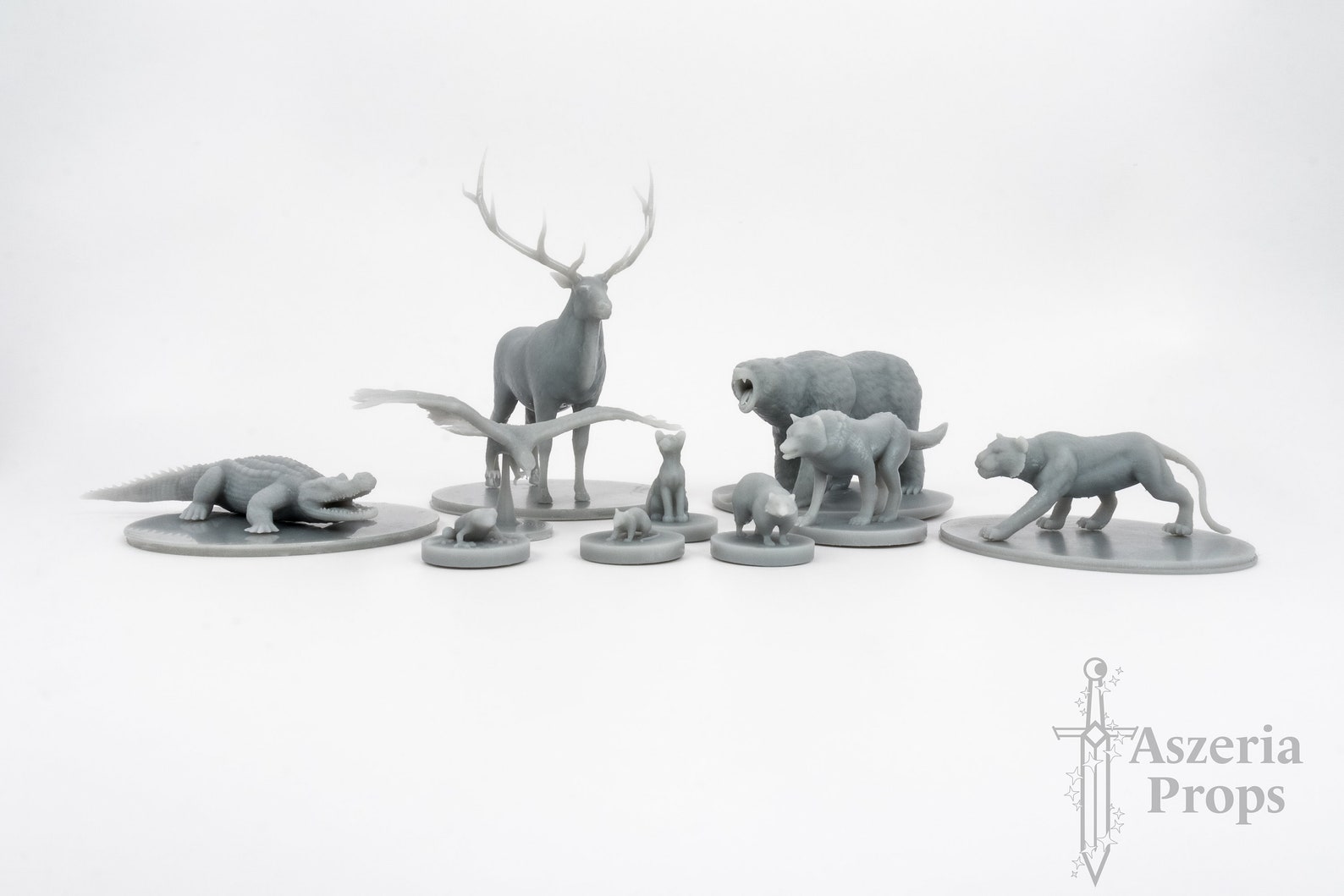 Beast Druid Dnd Minis set of 10 Druid Wild Shape Dnd Minis - Etsy