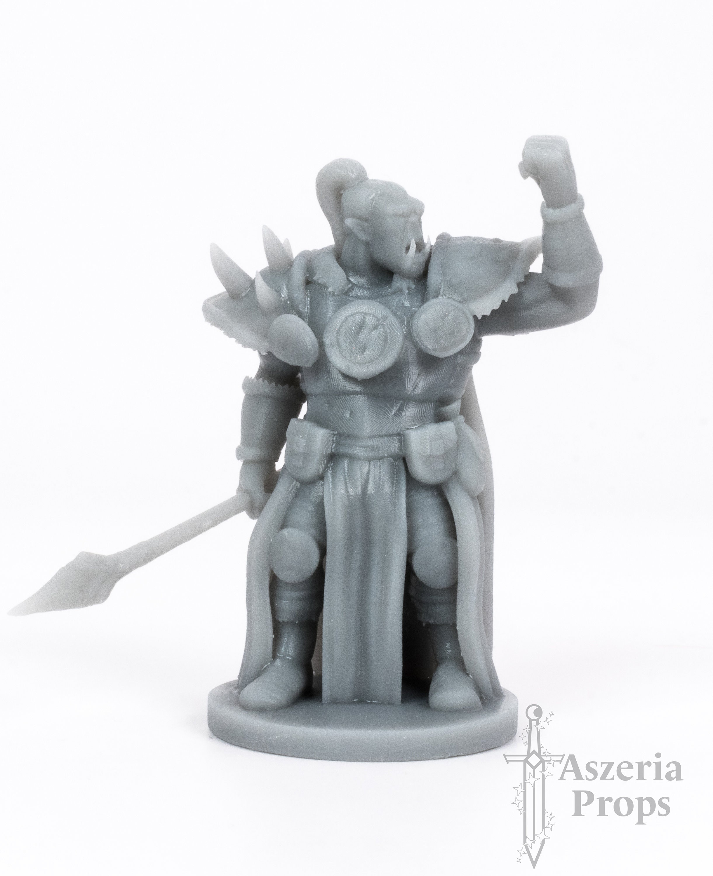 Orc Dnd Miniatures set of 10 Orc Raiders Dnd Mini Orc Chief - Etsy