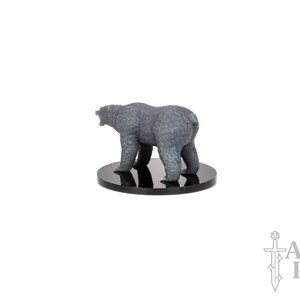 Bear Dnd Miniature, Beast Dnd Miniature, Druid Wild Shape Dnd Miniature ...
