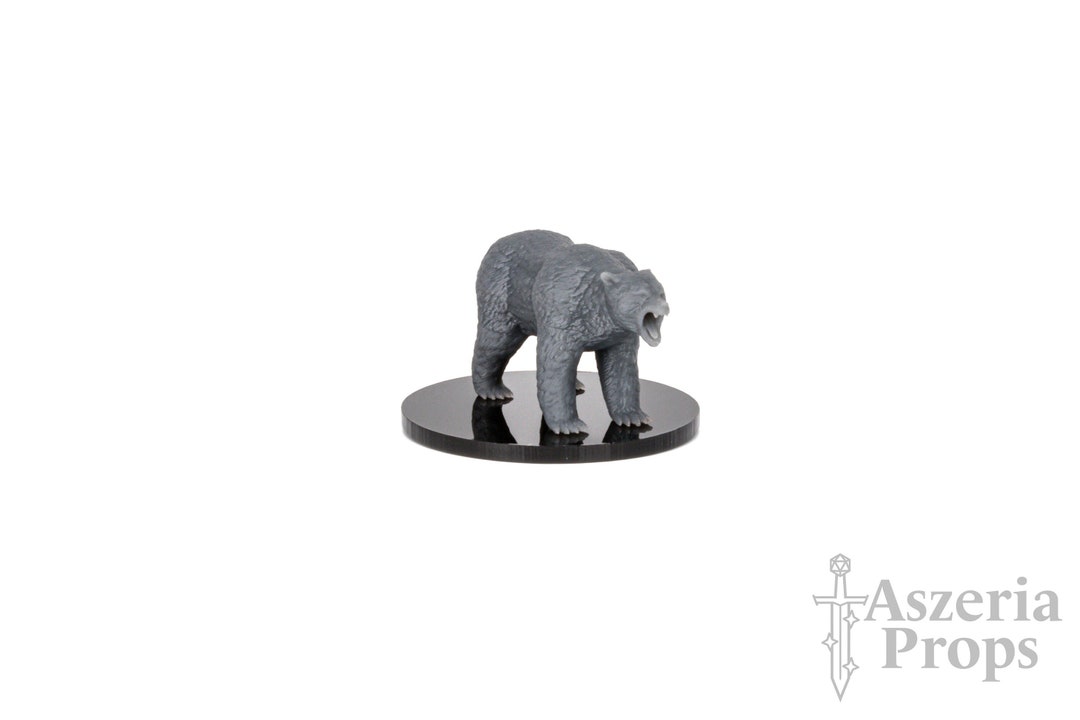 Bear Dnd Miniature, Beast Dnd Miniature, Druid Wild Shape Dnd Miniature ...