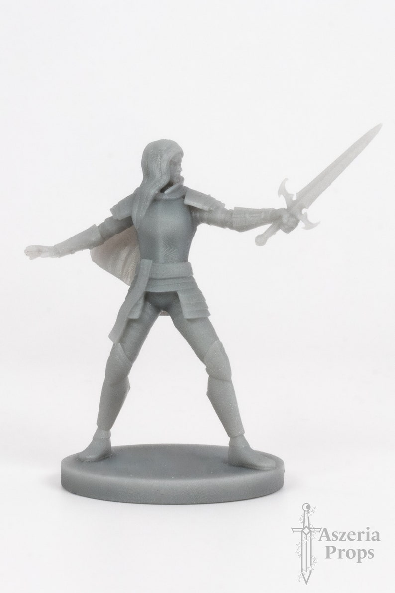 Feminine Dnd Miniatures set of 5 Adventurer Dnd Minis - Etsy