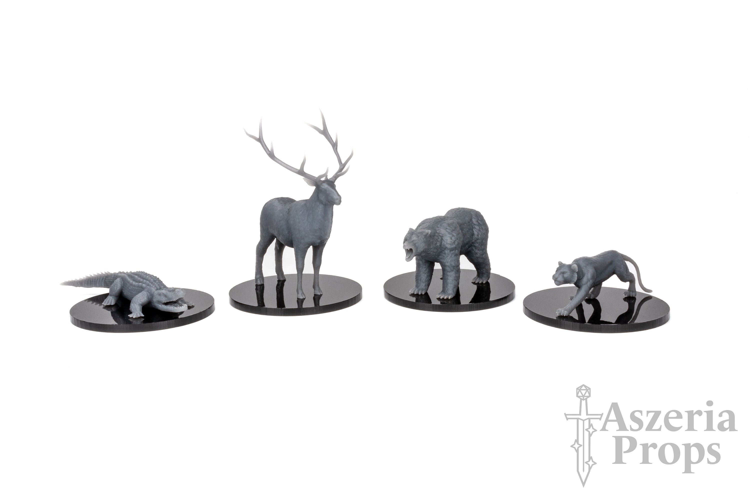 Beast Druid Dnd Minis (set of 10) Druid Wild Shape Dnd Minis, Ranger ...