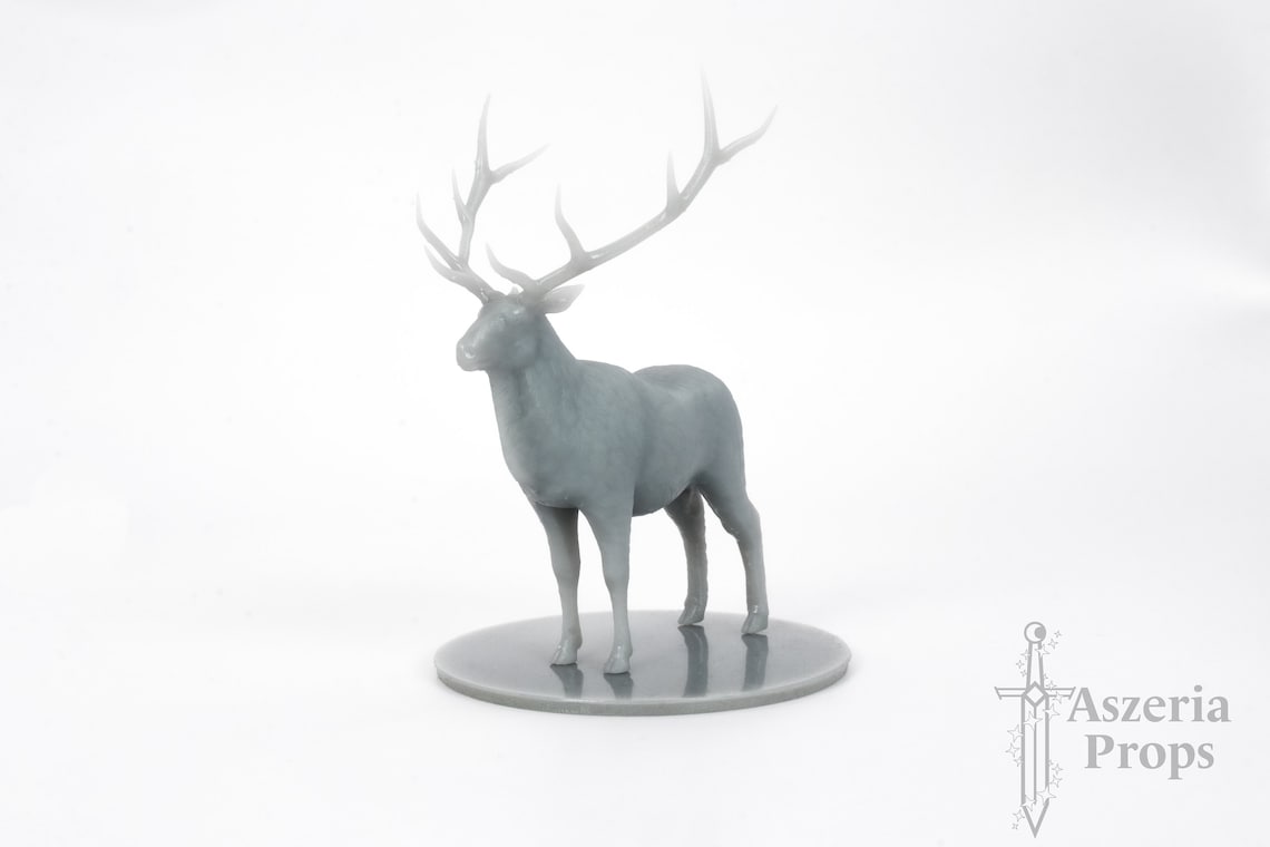 Deer / Elk Dnd Miniature Beast Dnd Miniature Druid Wild | Etsy