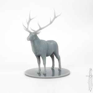 Deer / Elk Dnd Miniature Beast Dnd Miniature Druid Wild - Etsy