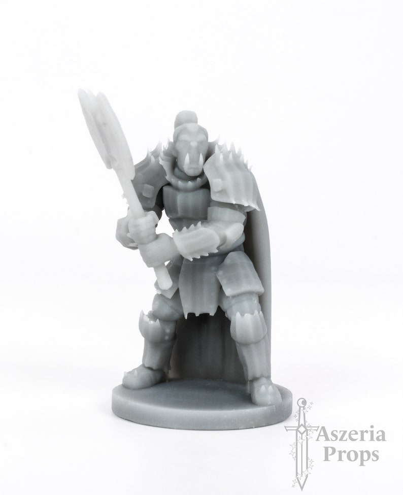 Orc Dnd Miniatures set of 10 Orc Raiders Dnd Mini Orc Chief - Etsy