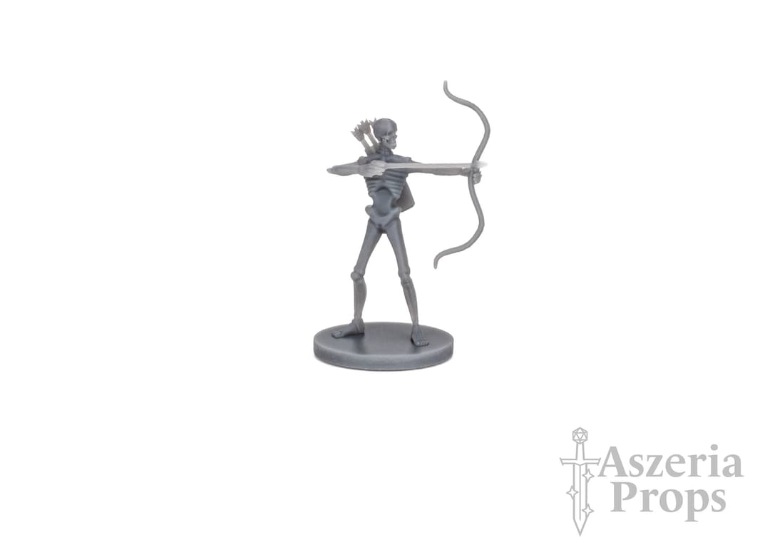 Skeleton Archer Miniature, Undead Skeleton Dnd Mini - Etsy