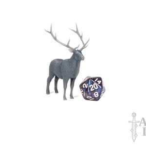 Deer / Elk Dnd Miniature, Beast Dnd Miniature, Druid Wild Shape Dnd ...